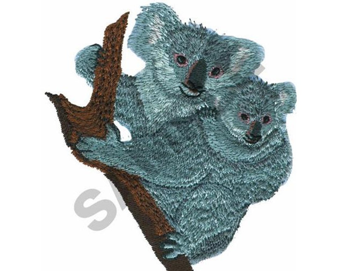 Koala - Machine Embroidery Design - Etsy