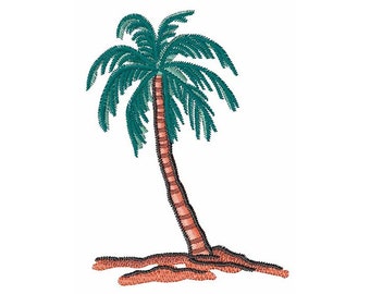 Palm Tree Machine Embroidery Design - Etsy