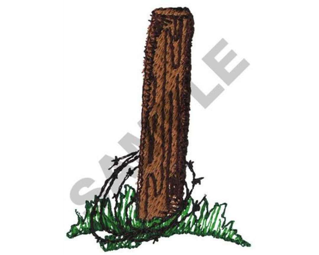 Fence Post - Machine Embroidery Design - Etsy