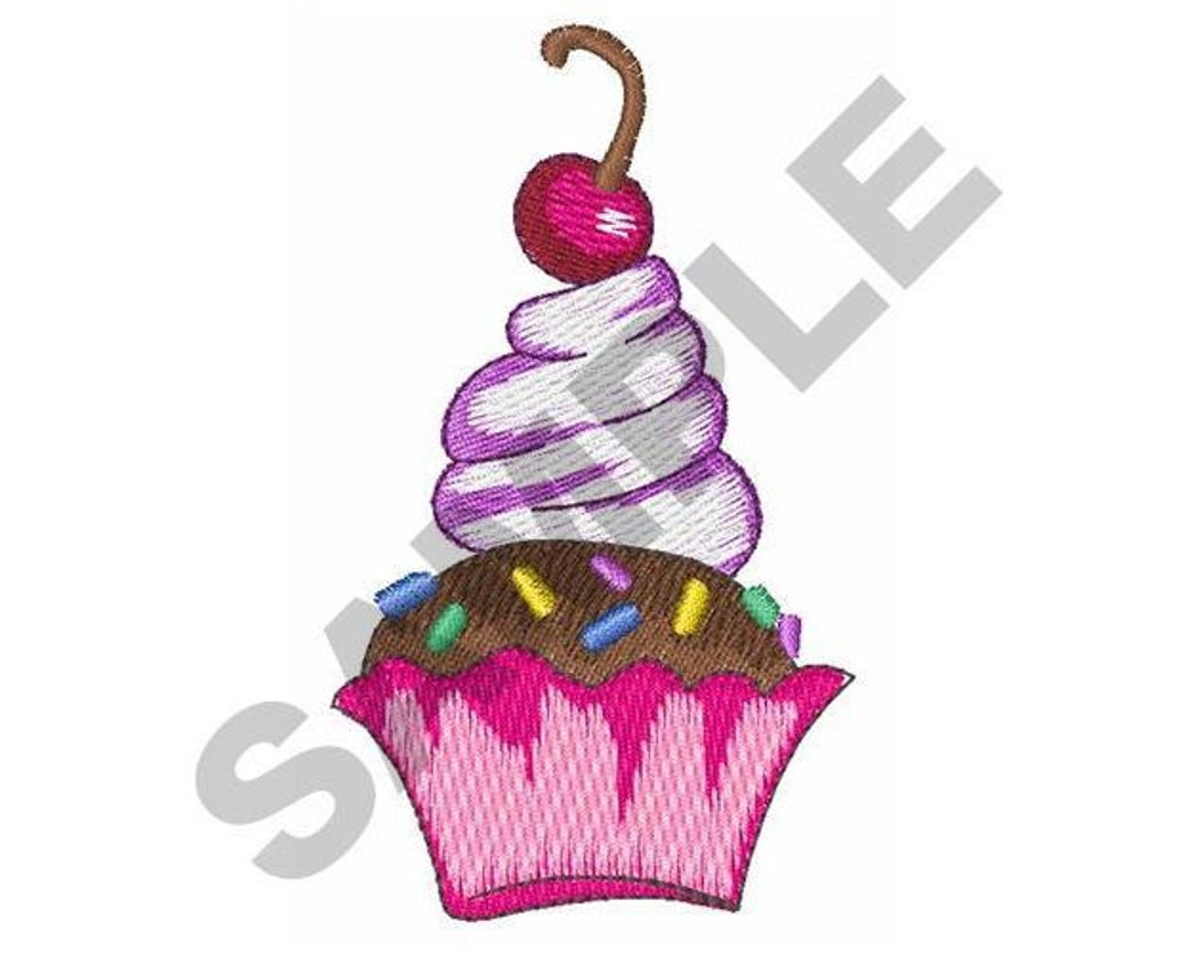 Cupcake Only Machine Embroidery Design - Etsy