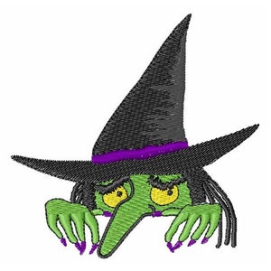 Witch - Machine Embroidery Design - Etsy