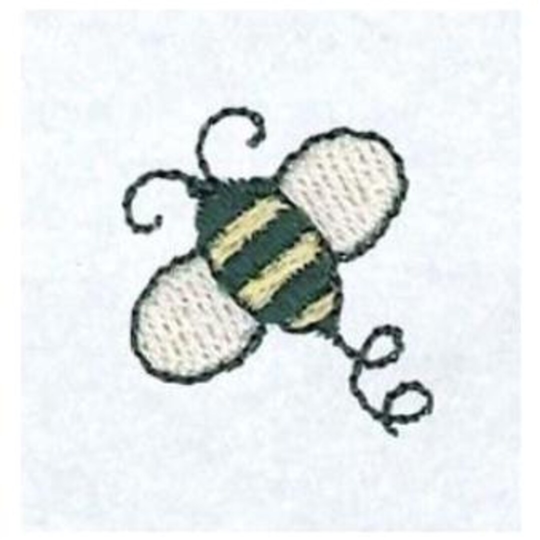Flying Bee - Machine Embroidery Design, Spring Bee Embroidery Pattern ...