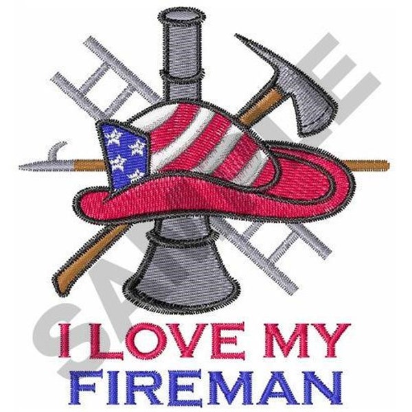 I Love My Fireman - Etsy
