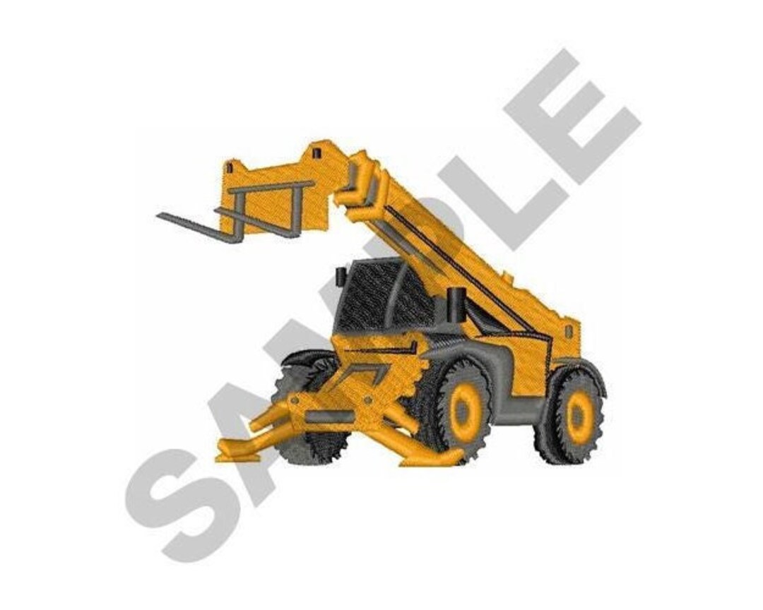 Front End Loader Machine Embroidery Design - Etsy