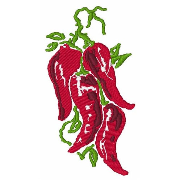 Chili Embroidery - Etsy