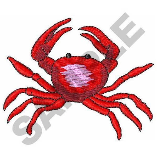 Crab Embroidery - Etsy