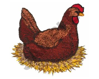 Chicken Machine Embroidery Design - Etsy