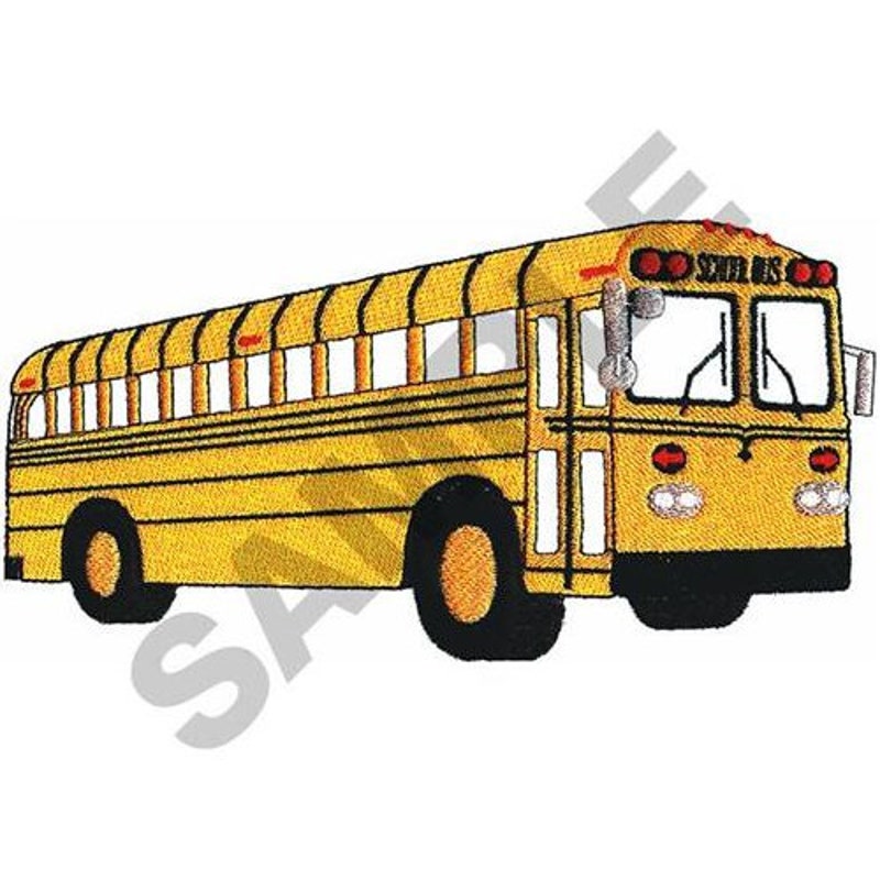 School Bus Appliques - Etsy