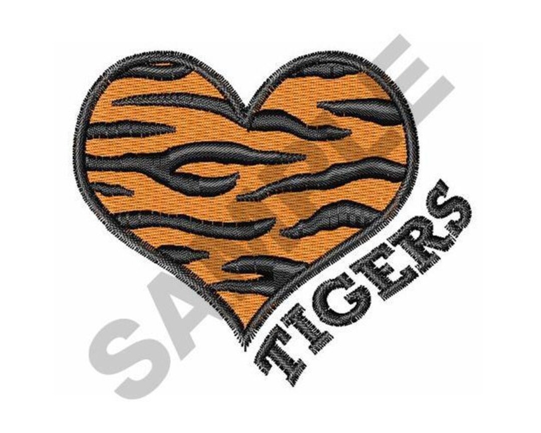 Tigers - Machine Embroidery Design - Etsy