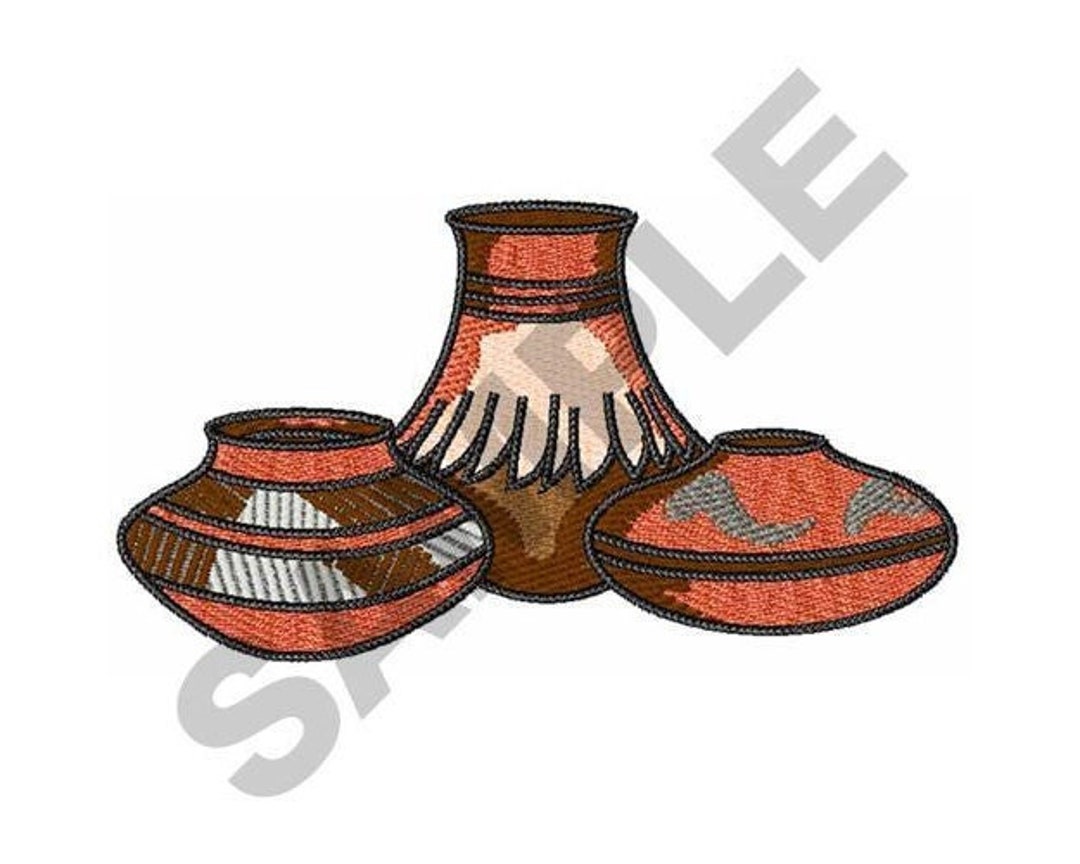 Native American Pottery - Machine Embroidery Design - Etsy