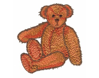 Teddy Bear Machine Embroidery Design - Etsy