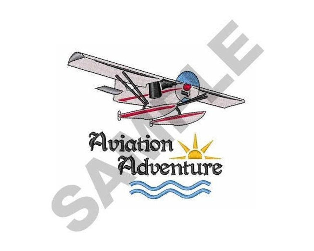 Aviation Adventure Machine Embroidery Design - Etsy