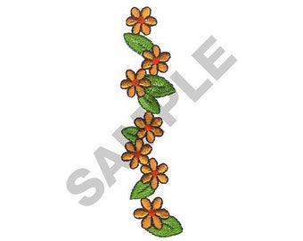 Flower Border Machine Embroidery Design - Etsy