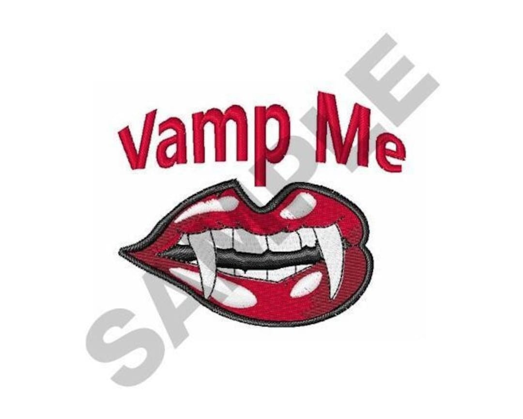 Vamp Me Machine Embroidery Design - Etsy