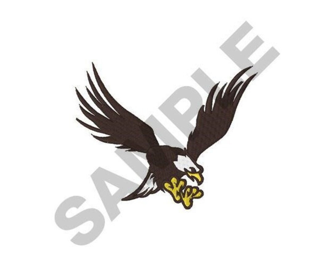 Bald Eagle Machine Embroidery Design - Etsy