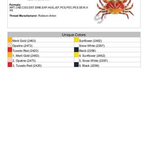 Crab - Machine Embroidery Design - Etsy