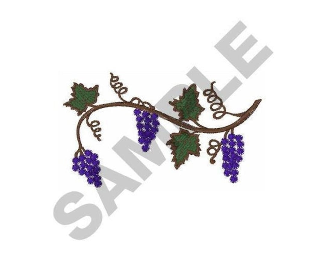 Grapevine - Machine Embroidery Design - Etsy