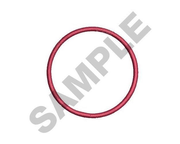 3 Circle Border Machine Embroidery Design - Etsy