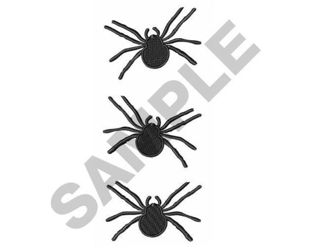 Spiders Border Machine Embroidery Design - Etsy