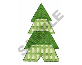 Evergreen Tree Machine Embroidery Design - Etsy