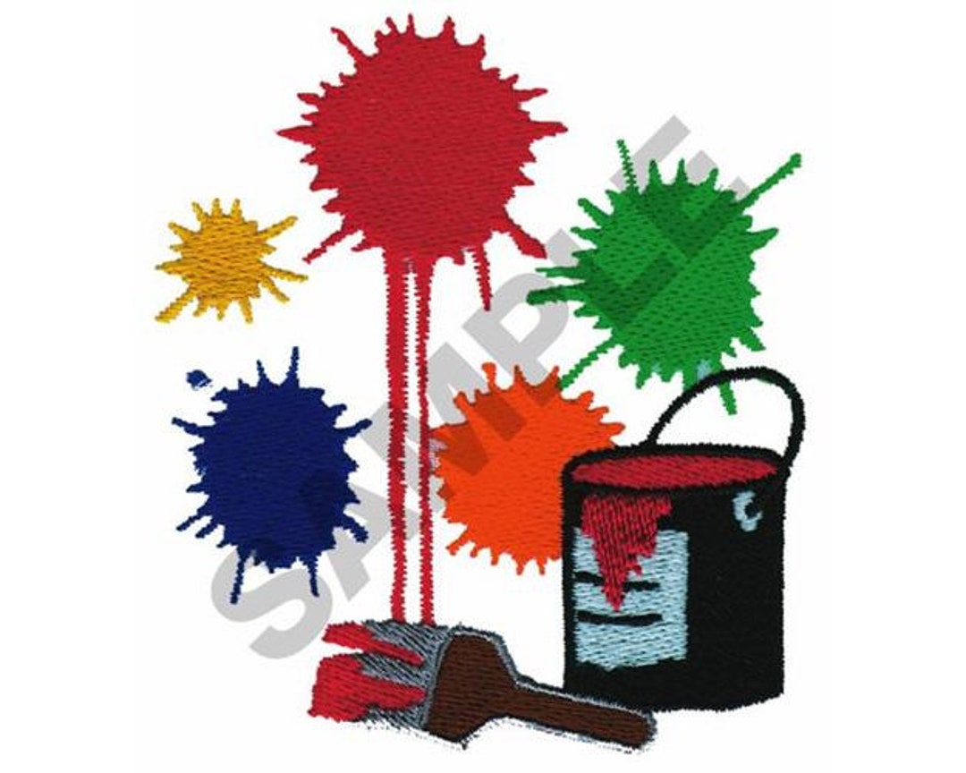 Painters Logo - Machine Embroidery Design - Etsy