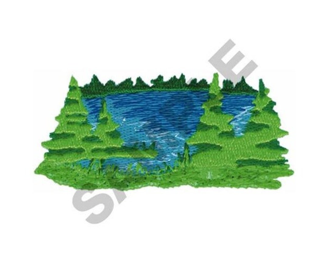 Outdoor Scenery Machine Embroidery Design - Etsy