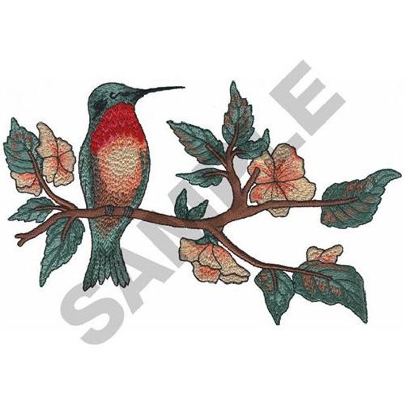 Hummingbird Applique - Etsy