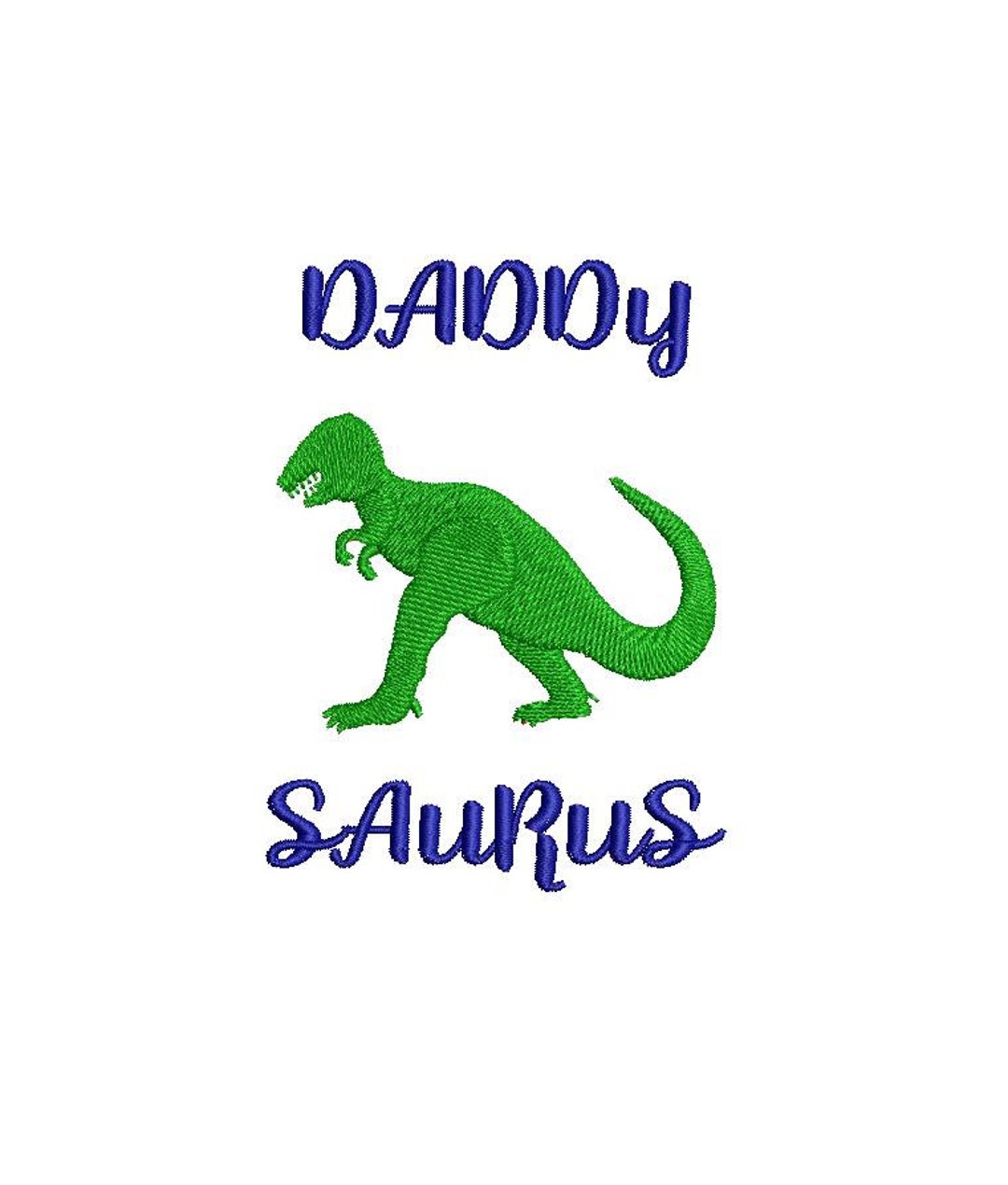 Daddy Saurus Machine Embroidery Design - Etsy