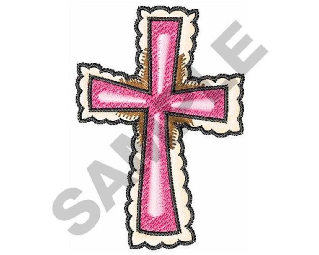 Lacy Cross Machine Embroidery Design - Etsy