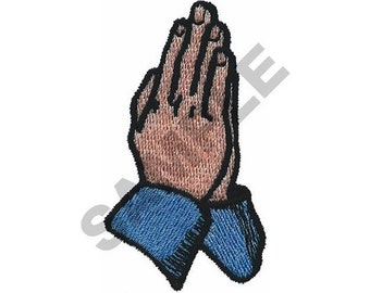 Small Praying Hands - Machine Embroidery Design - Etsy