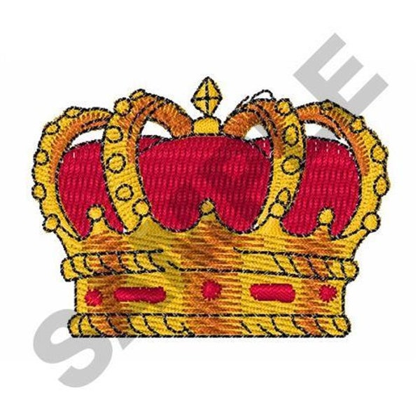 Crown Embroidery Pattern - Etsy