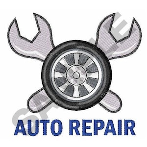 Auto Repair - Machine Embroidery Design - Etsy