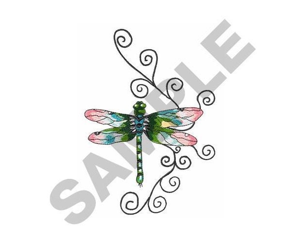 Whimsical Dragonfly Tattoo