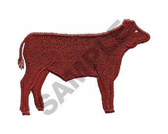Calf Machine Embroidery Design - Etsy