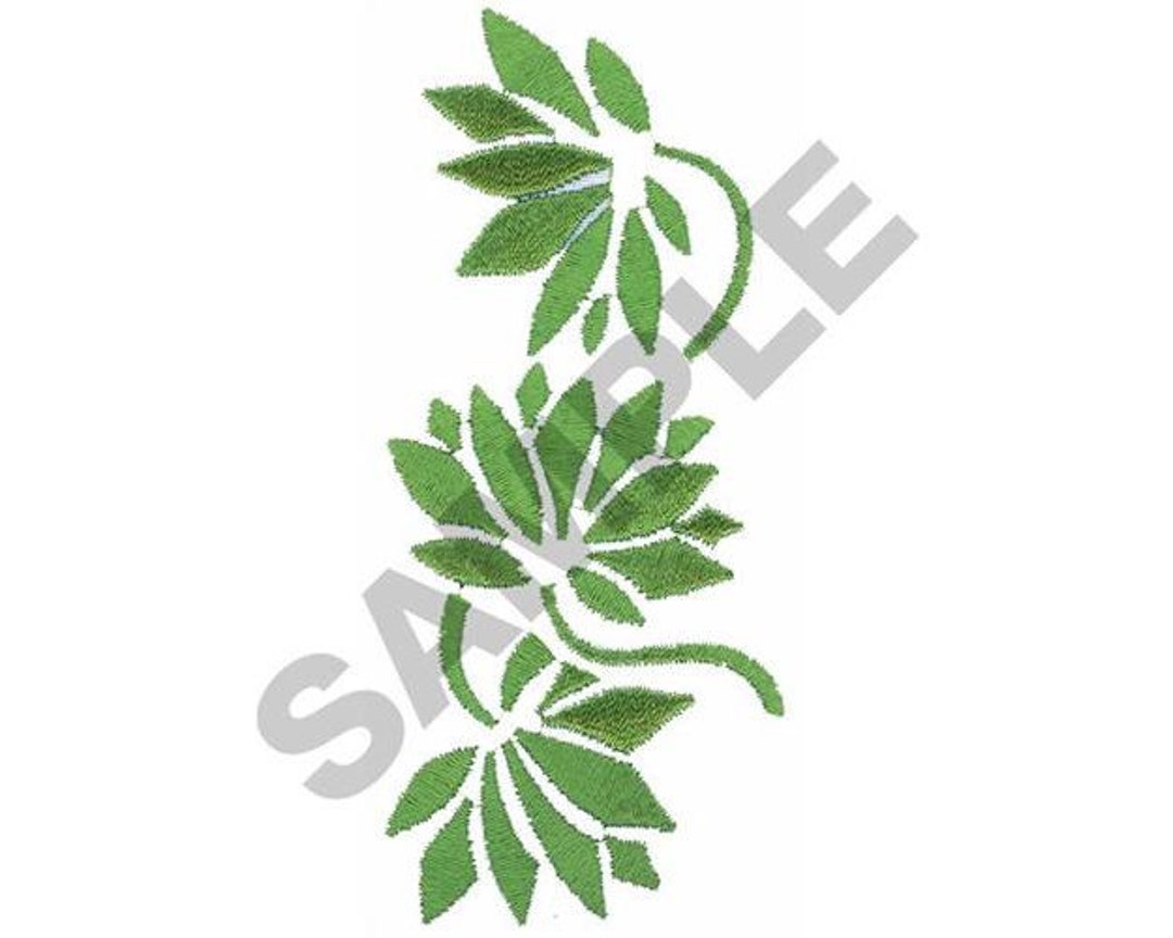 Leaves Machine Embroidery Design - Etsy