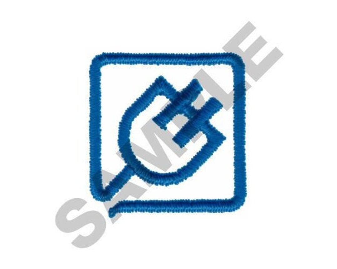 Electrical Logo Machine Embroidery Design - Etsy