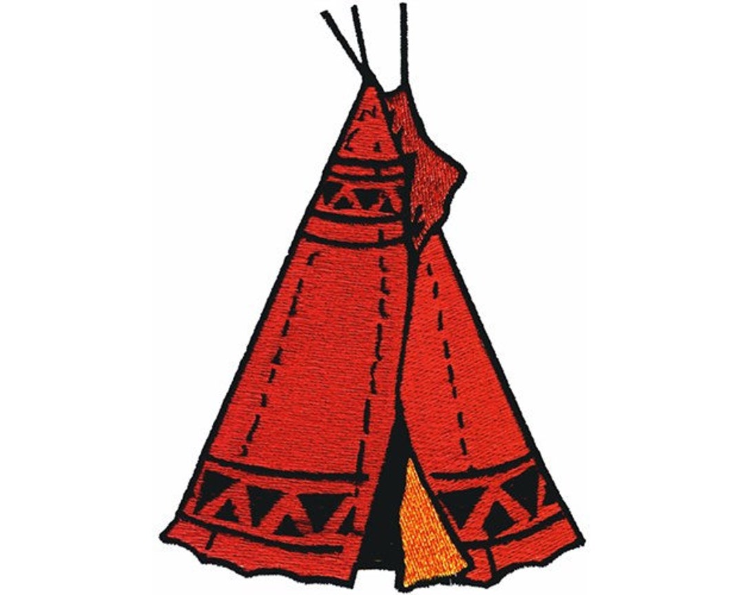 Teepee Machine Embroidery Design - Etsy