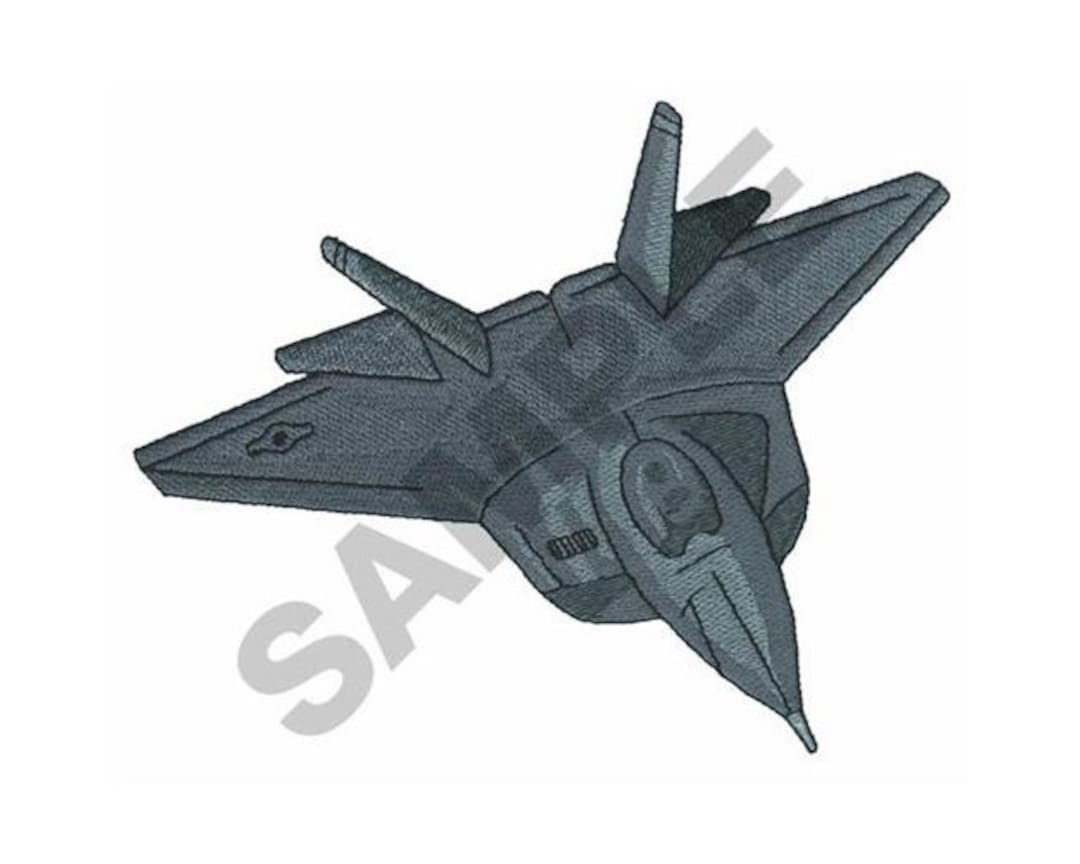 F22 Raptor - Machine Embroidery Design - Etsy