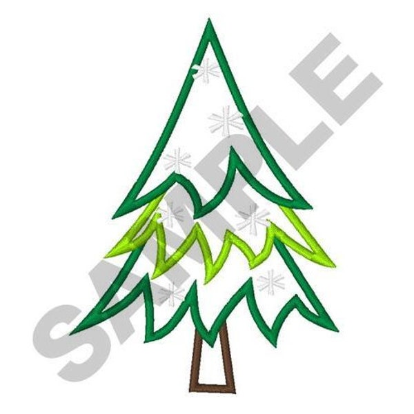 Pine Tree Applique - Etsy