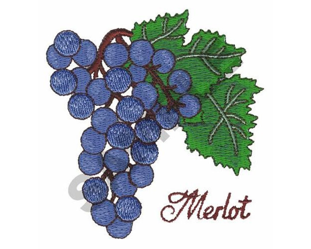 Merlot - Machine Embroidery Design - Etsy