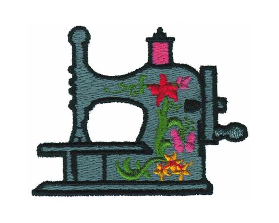 Sewing Machine Machine Embroidery Design - Etsy