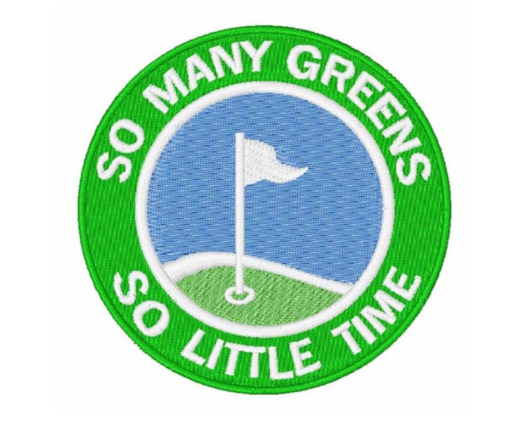 Golf Green - Machine Embroidery Design - Etsy
