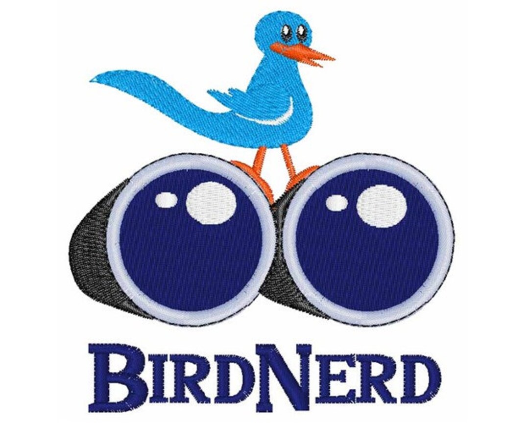 Bird Nerd - Machine Embroidery Design - Etsy