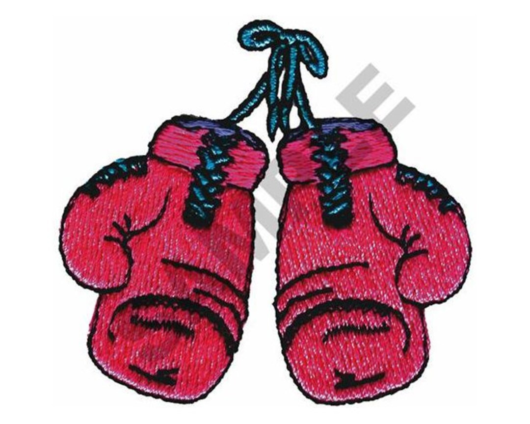 Boxing Gloves Machine Embroidery Design - Etsy