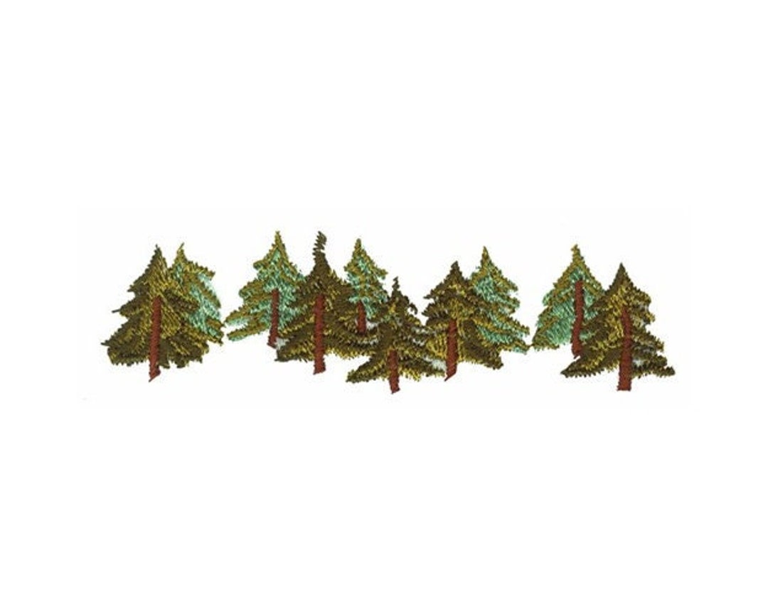 Pine Tree - Machine Embroidery Design - Etsy
