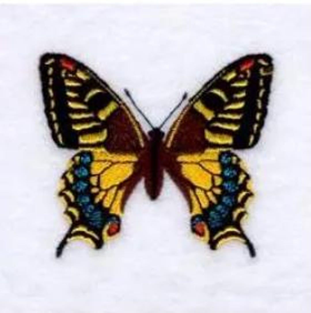 Eastern Tiger Swallowtail Butterfly - Machine Embroidery Design, Spring ...