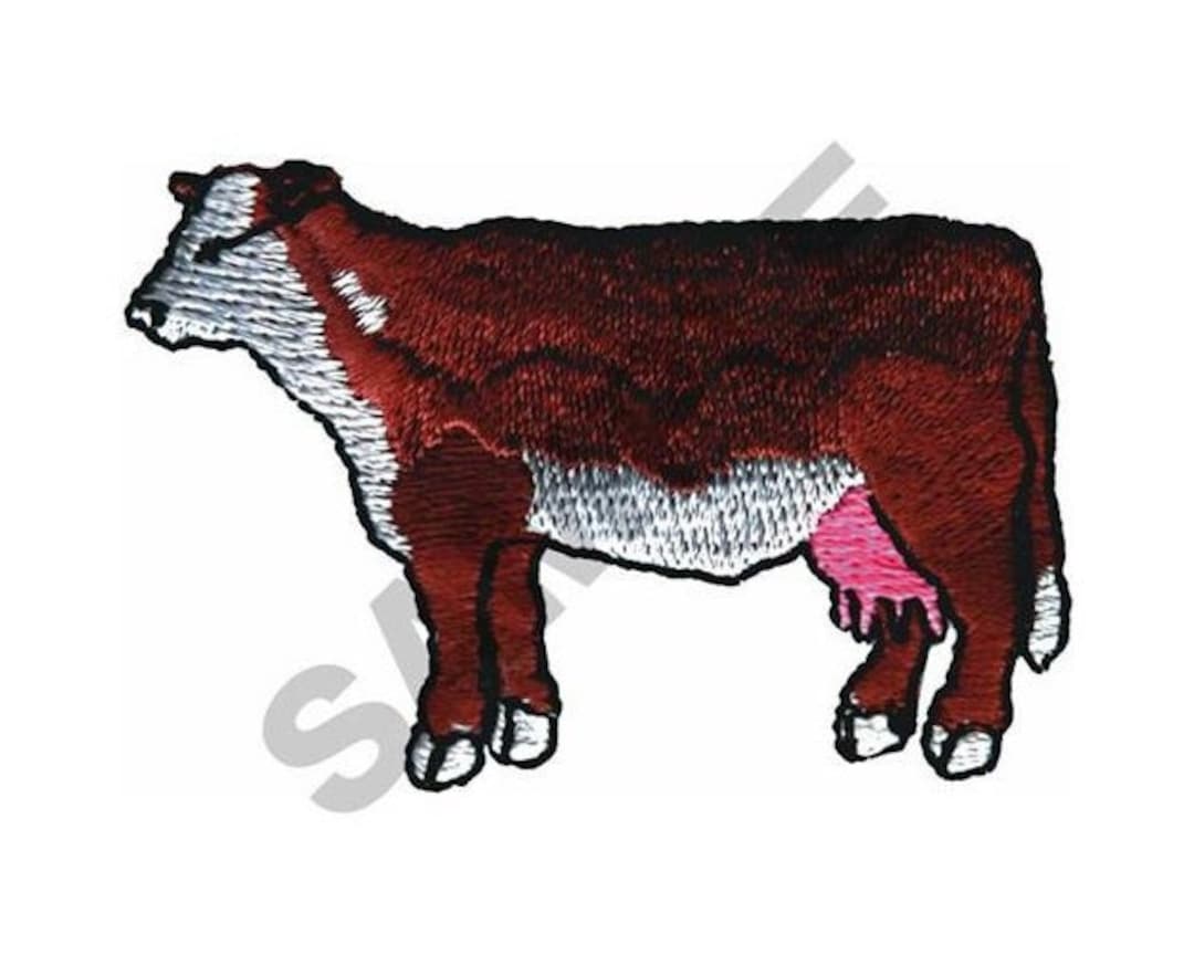 Here Heifer Machine Embroidery Design - Etsy