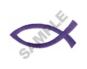 Jesus Christ Fish Embroidery Design. Machine Embroidery Design. Ichthys ...
