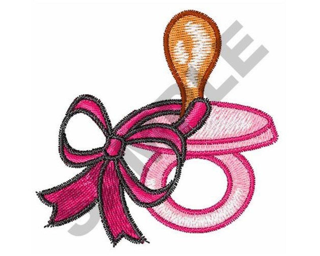Baby Pacifier Machine Embroidery Design - Etsy