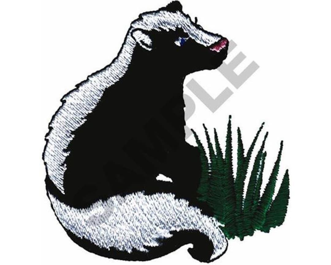 Skunk - Machine Embroidery Design - Etsy